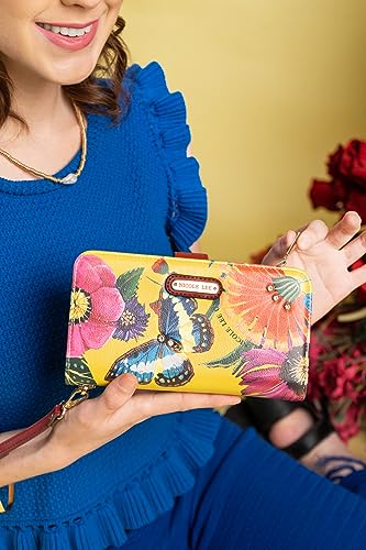 Nicole Lee Signature Bifold Butter-Flower Mustard Wallet