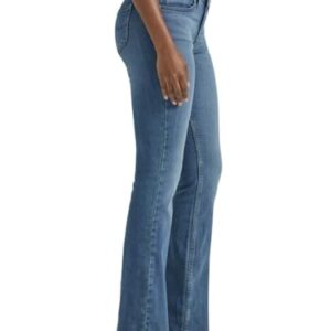 Lee Women's Legendary Mid Rise Bootcut Jean Heritage Fade 8 Short