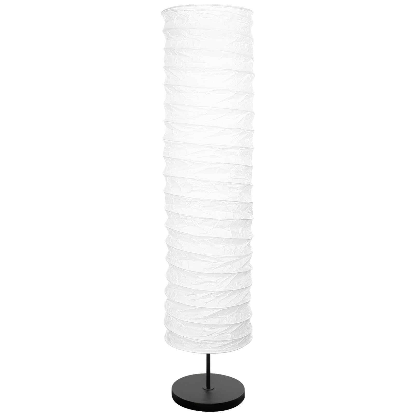 STOBOK Rice Paper Floor Lamp Shade Nordic Style Table Light Cover Floor Standing Lampshade Protector Cover Replacement for Home Hotel Bedside Desk Wall Floor Lamp