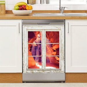 dishwasher magnet cover upper antelope magnetic refrigerator stickers decorative appliance cover fridge panels metal door garage 23x26in