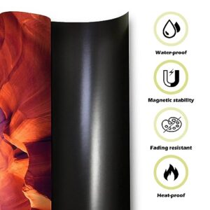 Dishwasher Magnet Cover Upper Antelope Magnetic Refrigerator Stickers Decorative Appliance Cover Fridge Panels Metal Door Garage 23x26in