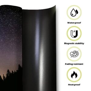 Dishwasher Magnet Cover Night Sky Milky Way Nature Panorama Magnetic Refrigerator Stickers Decorative Appliance Cover Fridge Panels Metal Door Garage 23x26in