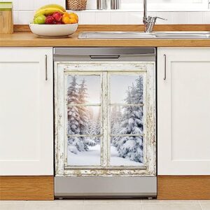 dishwasher magnet cover excellent landscape carpathian mountains ukraine europe beauty world magnetic refrigerator stickers decorative appliance cover fridge panels metal door garage 23x26in