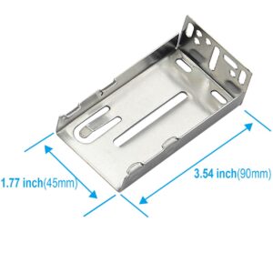 OCG 5 Pairs Rear Mounting Brackets for Drawer Slide, Ball Bearing Drawer Slide Rear Mounting Brackets for Face Frame Cabinets fit 1.77 inch(45mm) Width Drawer Slide