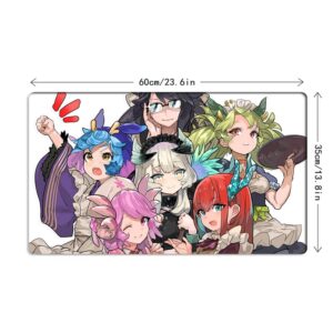 Mlikemat New Playmat Dragonmaid Deck TCG CCG OCG Trading Card Game Mat No Zones + Free Bag (ZD014-276-K)