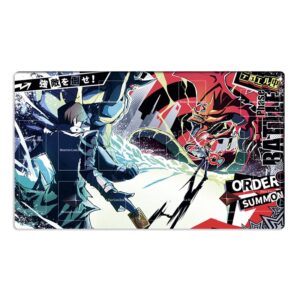 new mlikemat playmat slifer the sky dragon & kaiba seto tcg ccg ocg trading card game mat with zones + free bag (zd039-959-a)