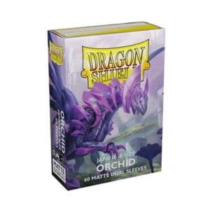 arcane tinmen dragon shield japanese size sleeves – matte dual orchid 60ct - card sleeves smooth & tough - compatible with pokemon, yugioh, & magic the gathering – mtg, tcg, ocg, (at-15141)