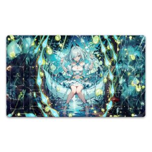 ygomat traptrix girl trading card game ocg playmat tcg mat free best tube/bag (tx310) (d_add playzones + bag)