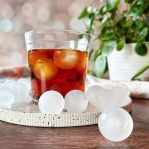 MixCraft Eternal Ice Reusable & Durable Cocktail Ice Cube Spheres, Set of 23