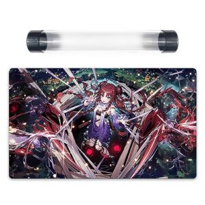 ygomat traptrix atypus trading card game ocg playmat tcg mat free best tube/bag (tx312) (a_no playzones + tube)