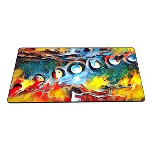 enhance your tcg experience with stunning artistic design playmat - mtg ccg ocg trading card game mat by inked playmats. art painting on gaming play mat 303