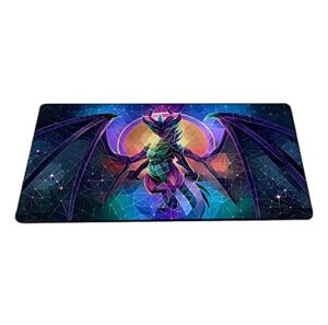 enhance your tcg experience with stunning artistic design playmat - mtg ccg ocg trading card game mat by inked playmats. art painting on gaming play mat 452