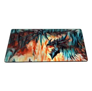 enhance your tcg experience with stunning artistic design playmat - mtg ccg ocg trading card game mat by inked playmats. art painting on gaming play mat 323