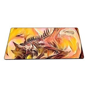 enhance your tcg experience with stunning artistic design playmat - mtg ccg ocg trading card game mat by inked playmats. art painting on gaming play mat 284