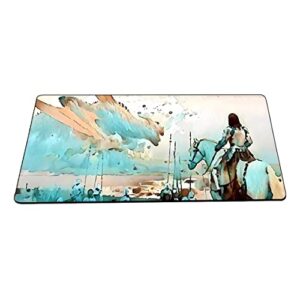 enhance your tcg experience with stunning artistic design playmat - mtg ccg ocg trading card game mat by inked playmats. art painting on gaming play mat 162