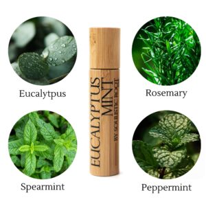 Eucalyptus Mint Essential Oil, Breathe Essential Oil Blend, Eucalyptus Essential Oil Roll on, Peppermint Essential Oil Roller, Aromatherapy Self Care Products for Women by Soulistic Root