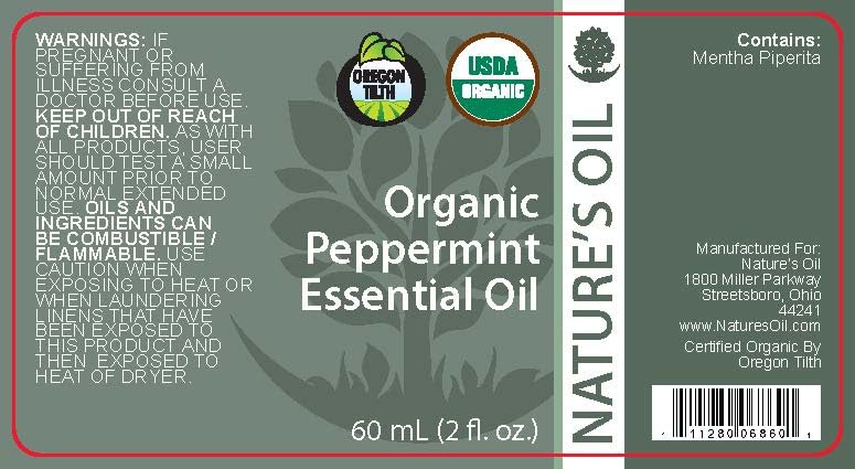 Best Peppermint Essential Oil Pure Certified Organic Therapeutic Grade 60ml