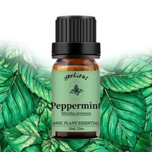 yethious peppermint essential oil 10ml pure essential oil for diffuser, fragrance, soap candle making peppermint aromatherapy oil