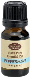 fabulous frannie peppermint 100% pure, undiluted essential oil therapeutic grade - 10 ml. great for aromatherapy!