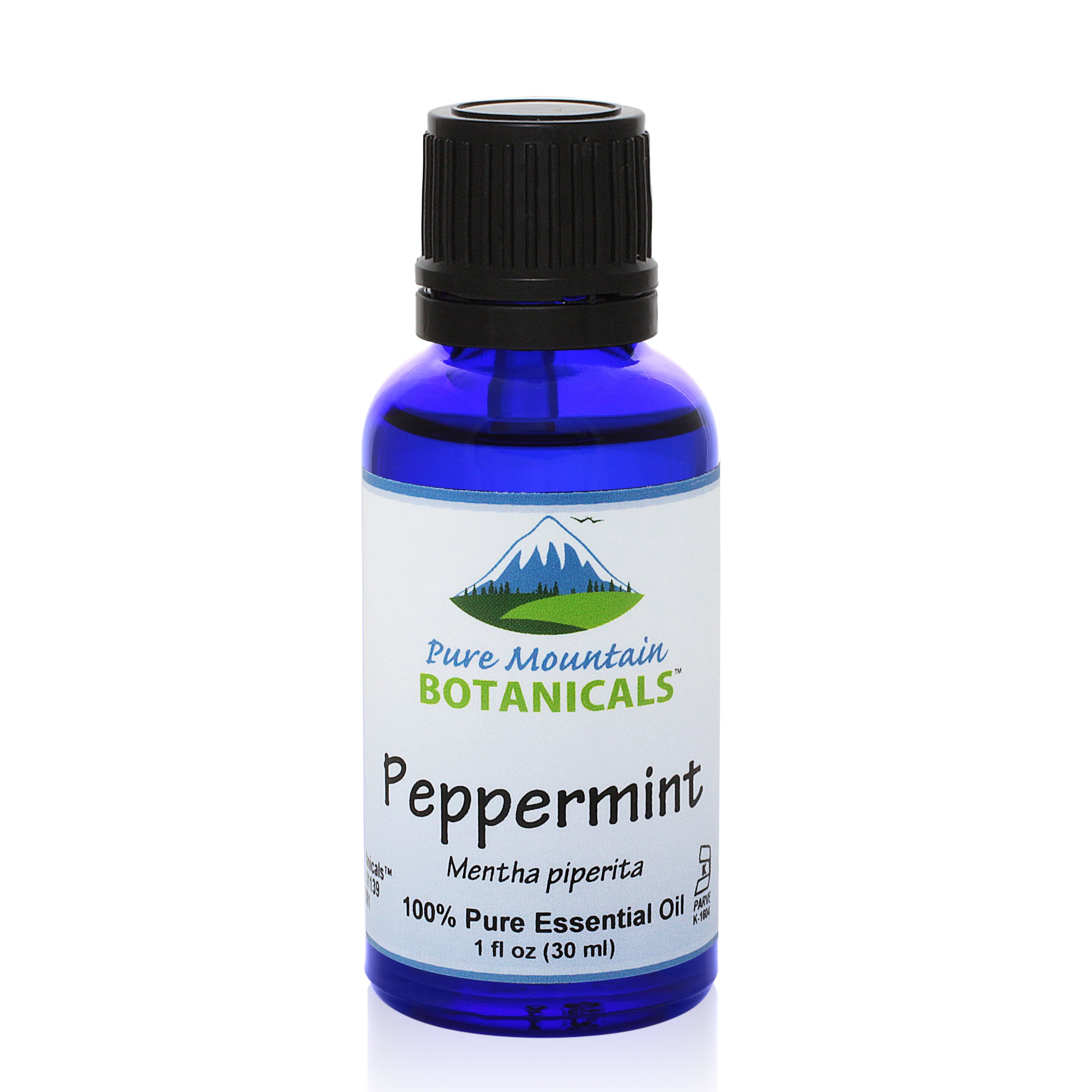 Peppermint Essential Oil - Full 1 oz (30 ml) Bottle - Pure Natural & Kosher Certified Mentha Piperita