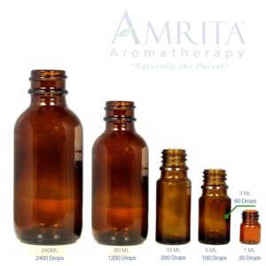 Amrita Aromatherapy Organic Peppermint Essential Oil, 100% Pure Undiluted Mentha piperita, Therapeutic Grade, Premium Quality Aromatherapy oil, Tested & Verified, 10ML