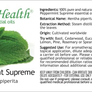 1 fl oz Peppermint Essential Oil (Mentha Piperita) (100% Pure & Uncut) - GreenHealth