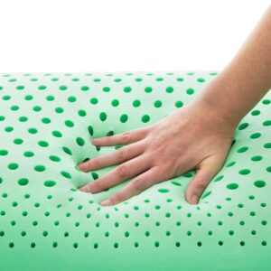 MALOUF ZZKKMPASZP Z Zoned Dough Memory Foam Infused with Real Peppermint-Natural Oil Aromatherapy Pillow Spray Included-King Size