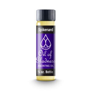 oil of gladness spikenard anointing oil - oil for daily prayer, ceremonies and blessings 1/4 oz