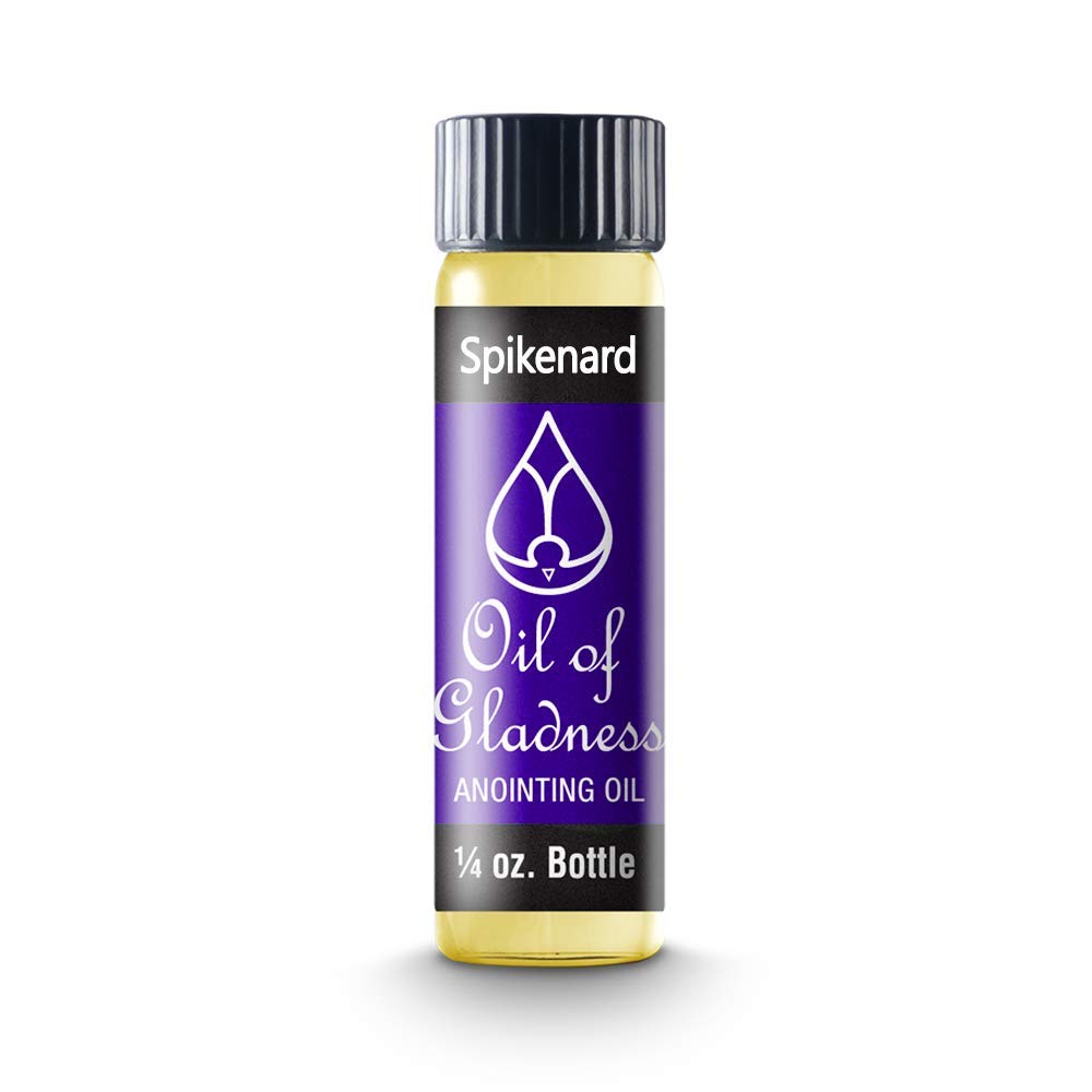 Oil of Gladness Spikenard Anointing Oil - Oil for Daily Prayer, Ceremonies and Blessings 1/4 oz