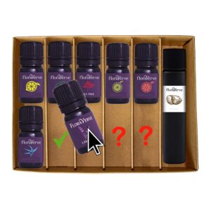 floraverve customized essential oils set, build your own starter kit, pick only those you like! (10 x 5ml natural aromatherapy essential oils + 1x30ml carrier oil)