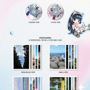 Newjeans 2nd EP Get Up [Bunny Beach Bag ] Album HYEIN + [Extra Photocards Set]