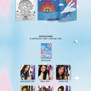 Newjeans 2nd EP Get Up [Bunny Beach Bag ] Album HYEIN + [Extra Photocards Set]