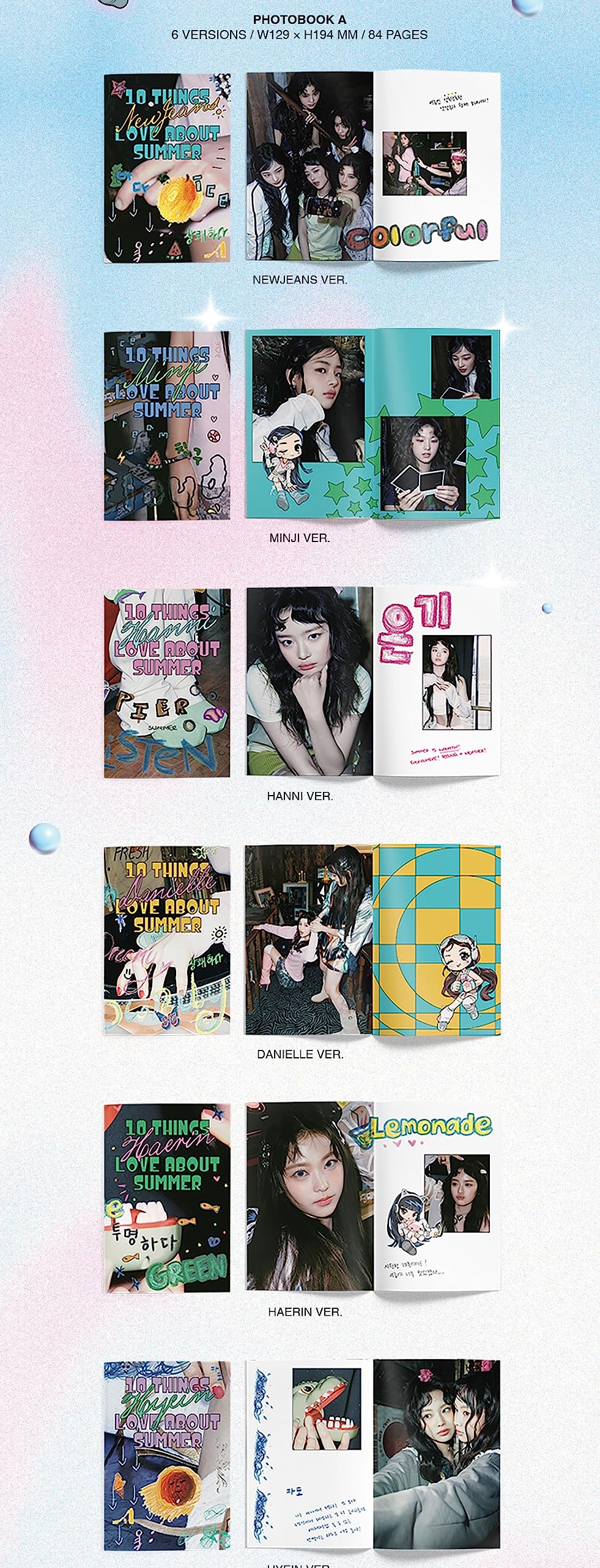 Newjeans 2nd EP Get Up [Bunny Beach Bag ] Album HYEIN + [Extra Photocards Set]