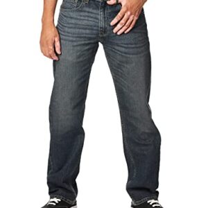 Signature by Levi Strauss & Co. Gold Men's Relaxed Fit Flex Jeans (Available in Big & Tall), Headlands, 34W x 30L