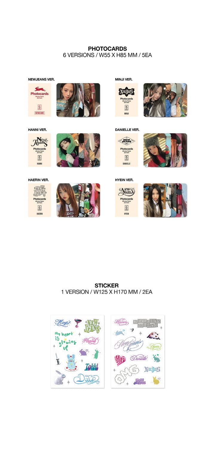 NewJeans - OMG [Message Card ver.] 1st Single Album+Store Gift (NEWJEANS ver.)