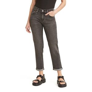 levi's women's boyfriend jeans (standard and plus), night is young-black, 31