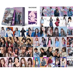 XTOUT@FVJ 4Pack/219Pcs NewJeans Photocards Lomo Cards Kpop Merchandise Album Photo for Fans Party Decorations Collection