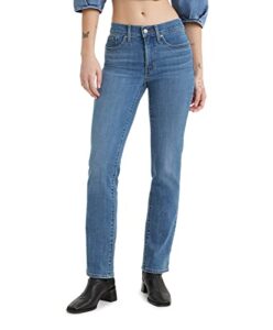 levi's women's 314 shaping straight jeans, (new) lapis bare, 28