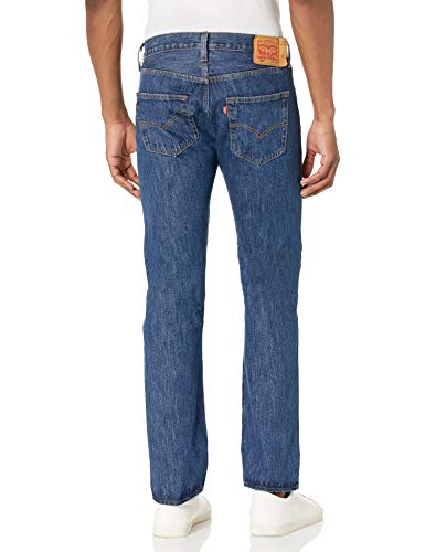 Levi's Men's 501 Original Fit Jeans (Also Available in Big & Tall), Dark Stonewash, 34W x 34L