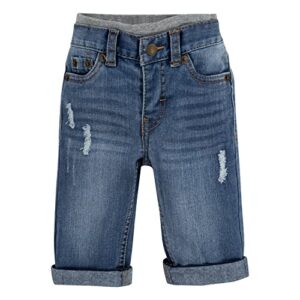 levi's baby boys' little straight fit jeans, vintage sky, 3m