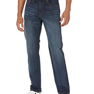 Amazon Essentials Men's Athletic-Fit Jean, Dark Wash, 34W x 32L