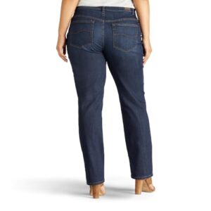 Lee Women's Plus Size Relaxed Fit Straight Leg Jean, Verona, 18