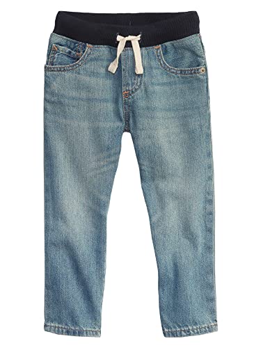 GAP Baby Boys Pull-on Slim Jeans, Medium Wash, 0-3 Months US