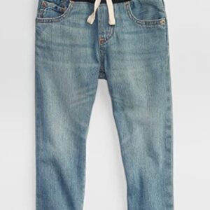 GAP Baby Boys Pull-on Slim Jeans, Medium Wash, 0-3 Months US