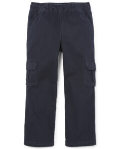 the children's place boys pull on cargo pants,new navy single,6