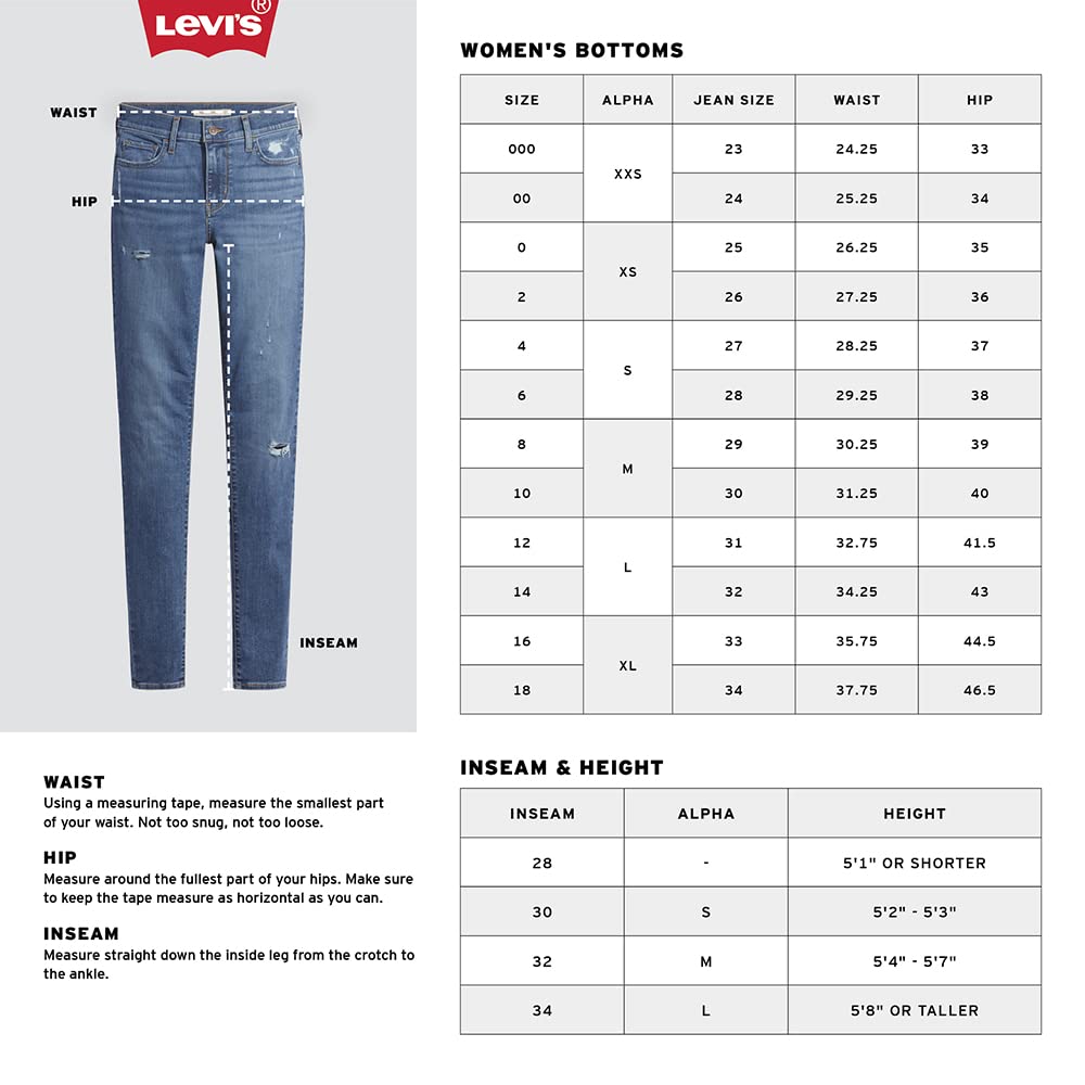 Levi's Women's 312 Shaping Slim Jeans, Slate Freeze, 28 Regular