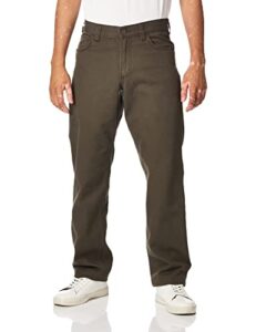 carhartt mens rugged flex rigby five pocket pant jeans, dark coffee, 36w x 34l us