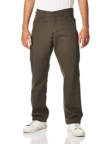 Carhartt mens Rugged Flex Rigby Five Pocket Pant Jeans, Dark Coffee, 36W x 34L US