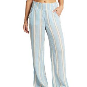 Billabong womens New Waves Stripe Pants, Clear Sky, Medium US