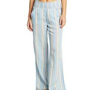 Billabong womens New Waves Stripe Pants, Clear Sky, Medium US